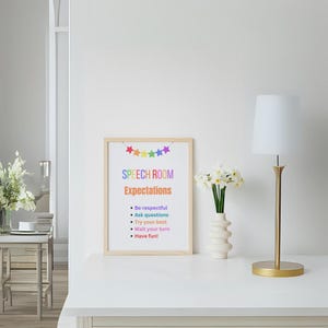 31 Speech Therapy Room Posters SLP Decor Prints Art Therapist Classroom ...
