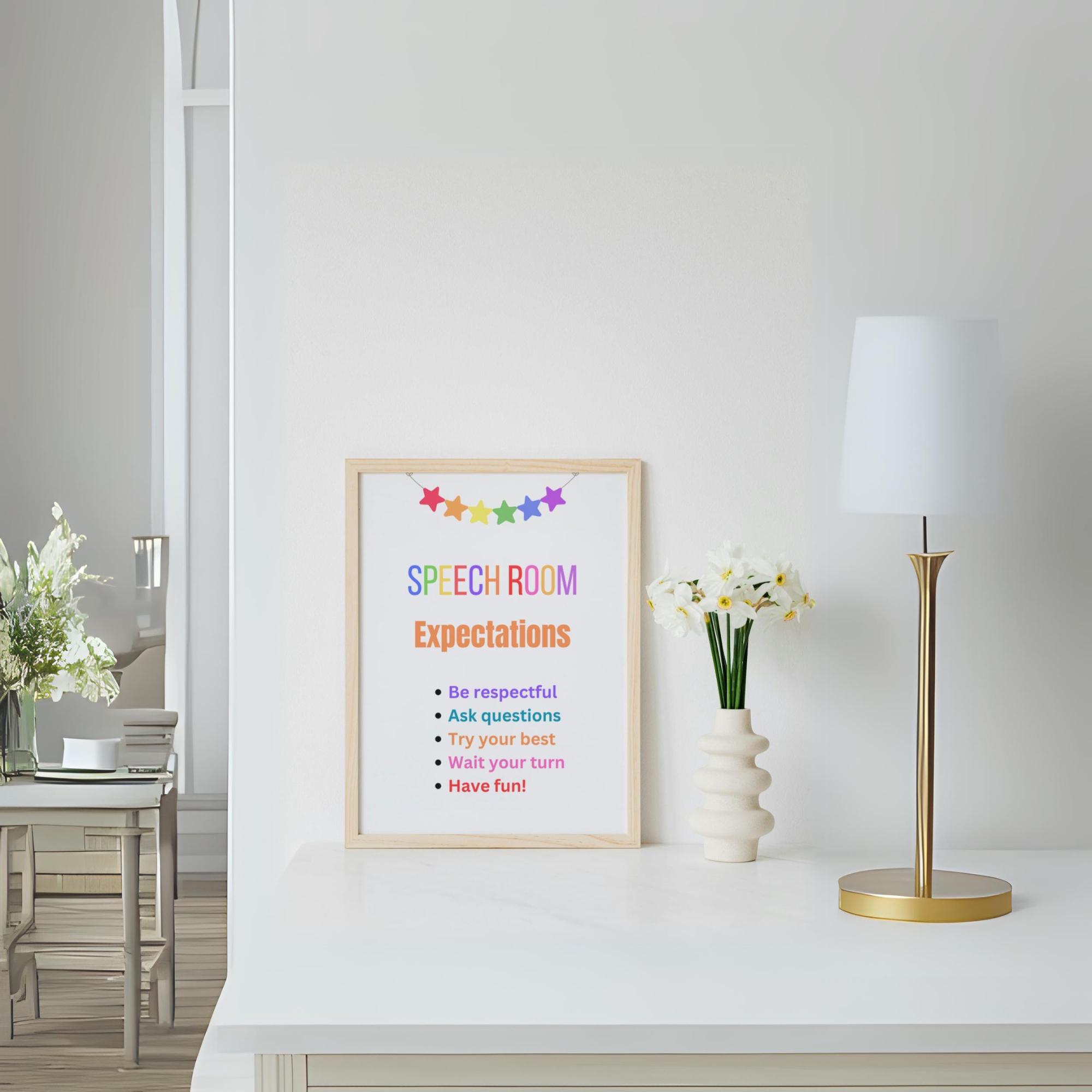 31 Speech Therapy Room Posters SLP Decor Prints Art Therapist Classroom ...