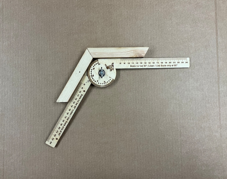 Laser Cutting Lightburn Plan Drawing Protractor Degree Gauge Angle ...