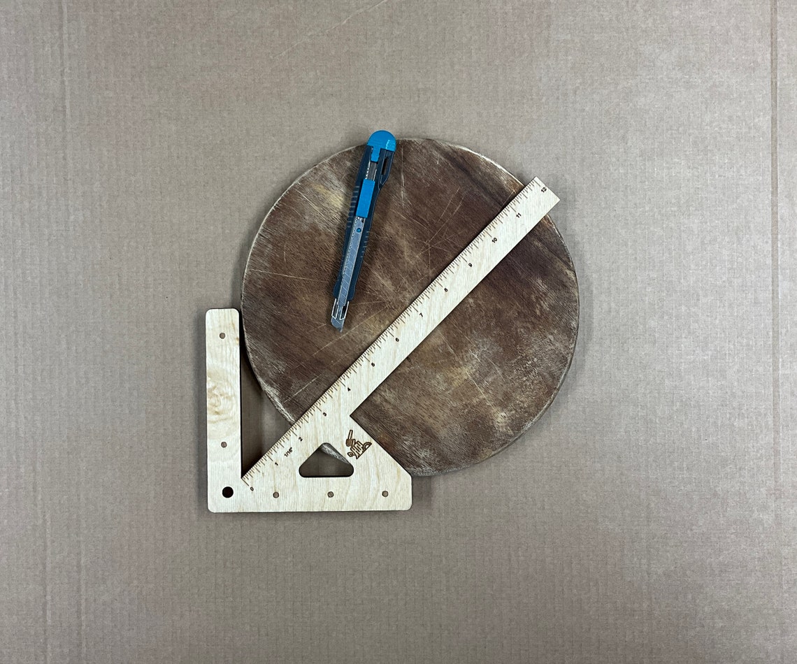 Laser Cutting Lightburn Plan Drawing - Inch Version - Centering Angle ...