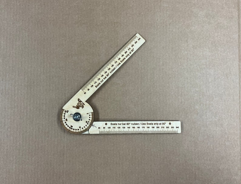 Laser Cutting Lightburn Plan Drawing - Protractor Degree Gauge Angle ...