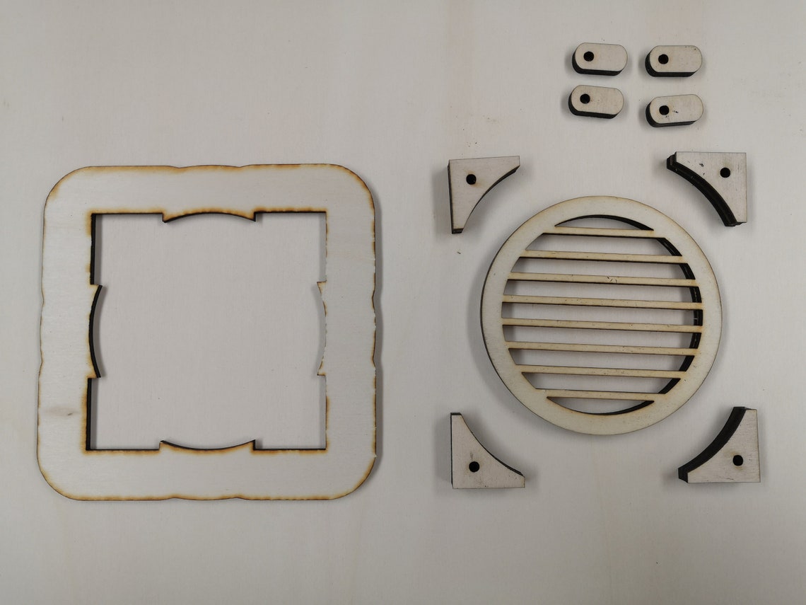 Laser Cutting Lightburn Plan Drawing Fan Grille Fan Bezel - Etsy