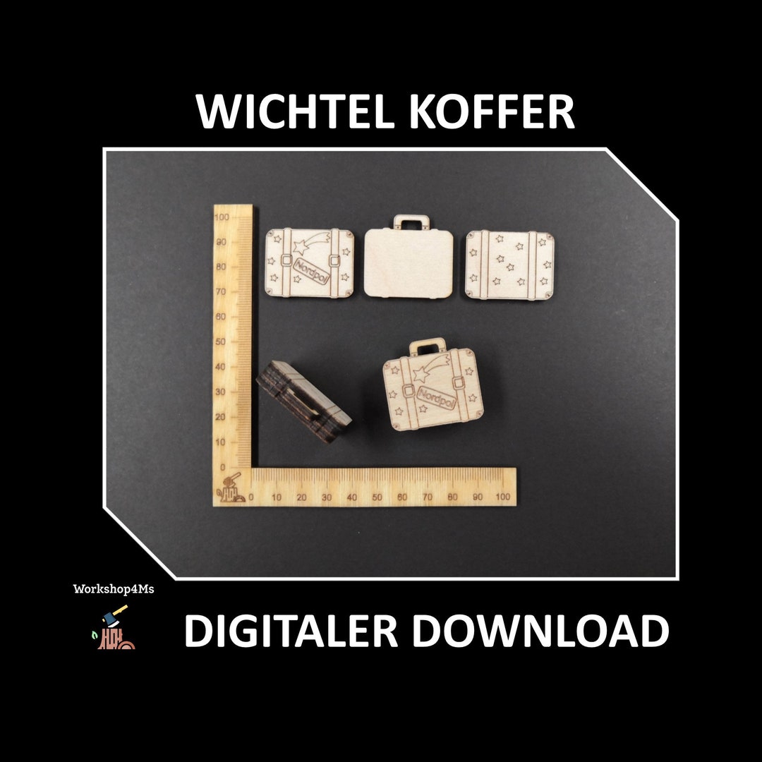 Laser Cutting Lightburn Plan Drawing Xmas Gnome Suitcase Plan Drawing ...
