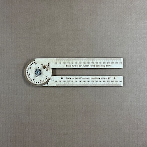 Laser Cutting Lightburn Plan Drawing Protractor Degree Gauge Angle ...