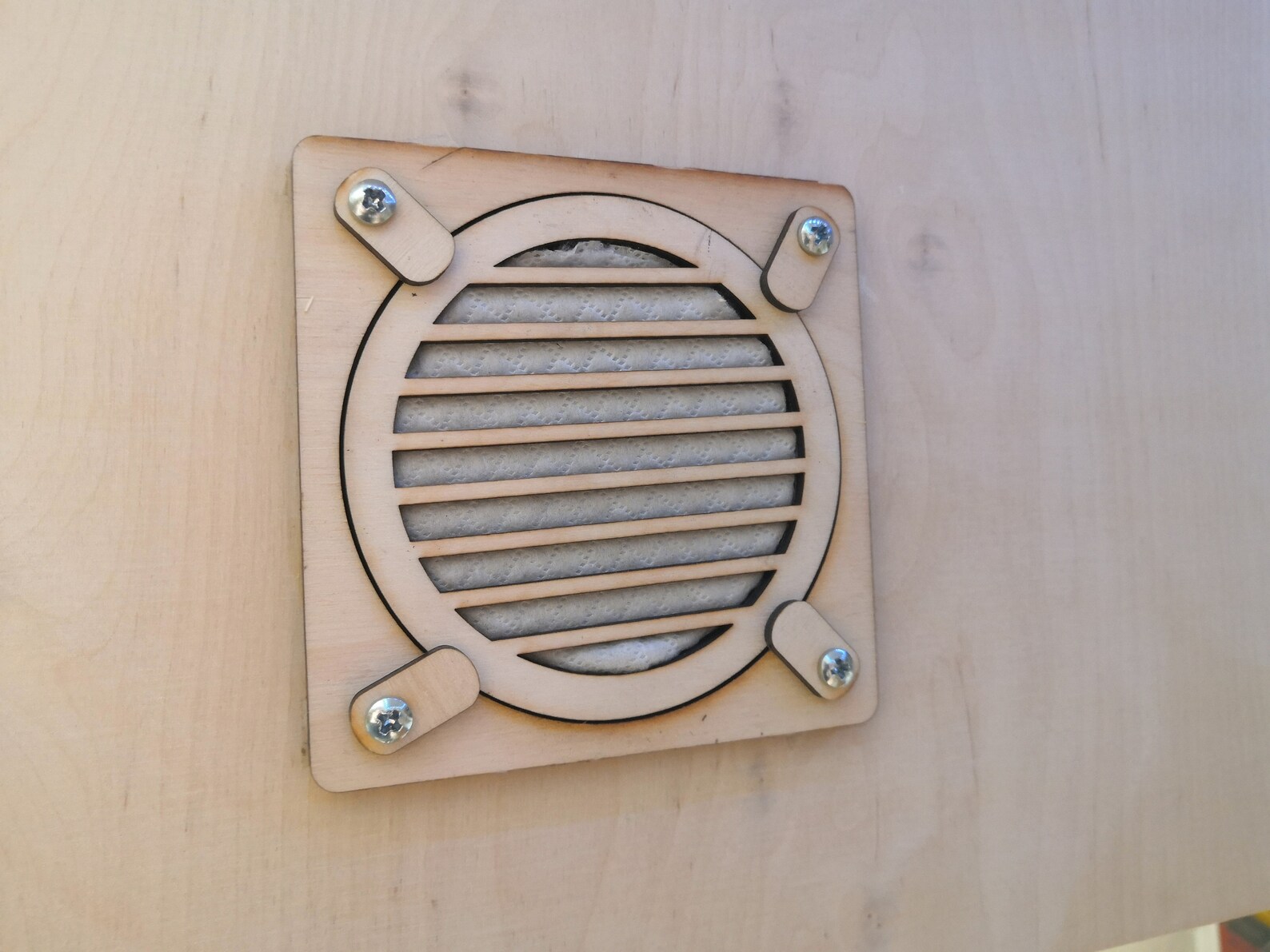 Laser Cutting Lightburn Plan Drawing - Fan Grille Fan Cover Perforated ...