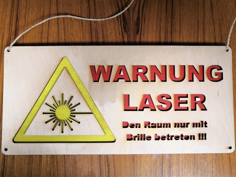 Buy Laser Cutting Lightburn Plan Drawing - Warning Laser Door Sign ...