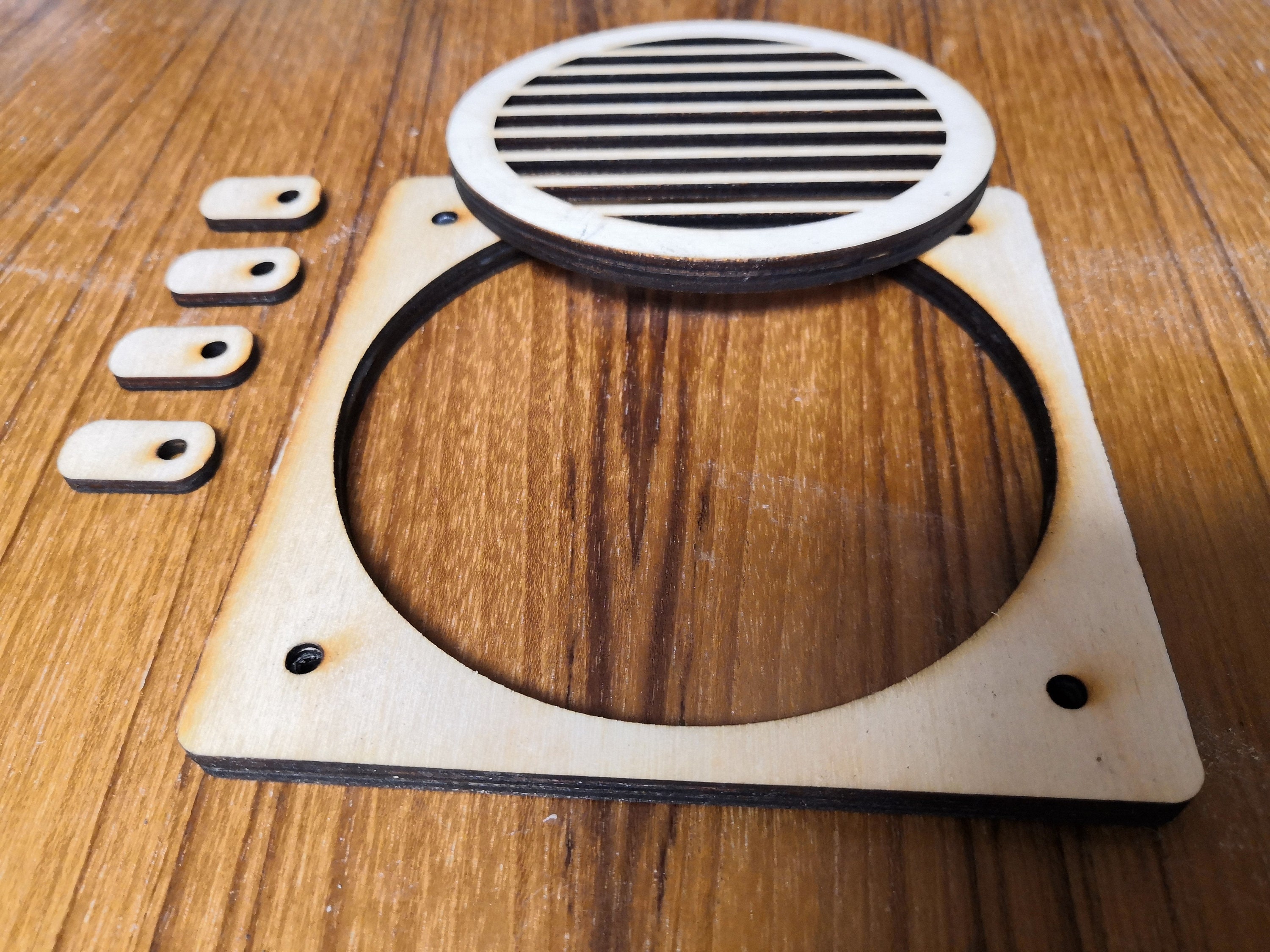 Laser Cutting Lightburn Plan Drawing Fan Grille Fan Cover Pinhole ...