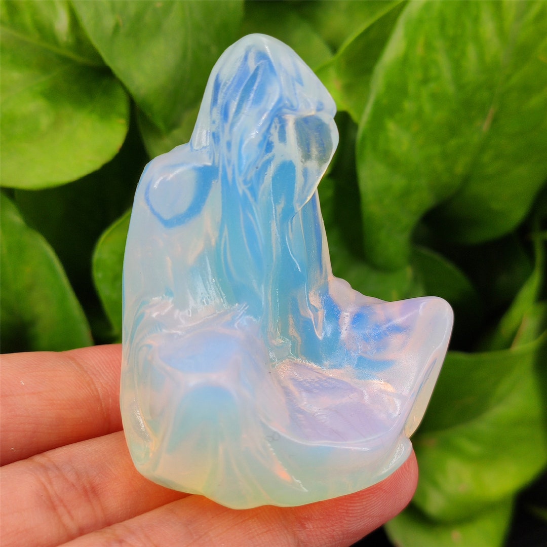 1PC Opalite Grim Reaper Model,quartz Crystal ,mineral Specimen,reiki ...