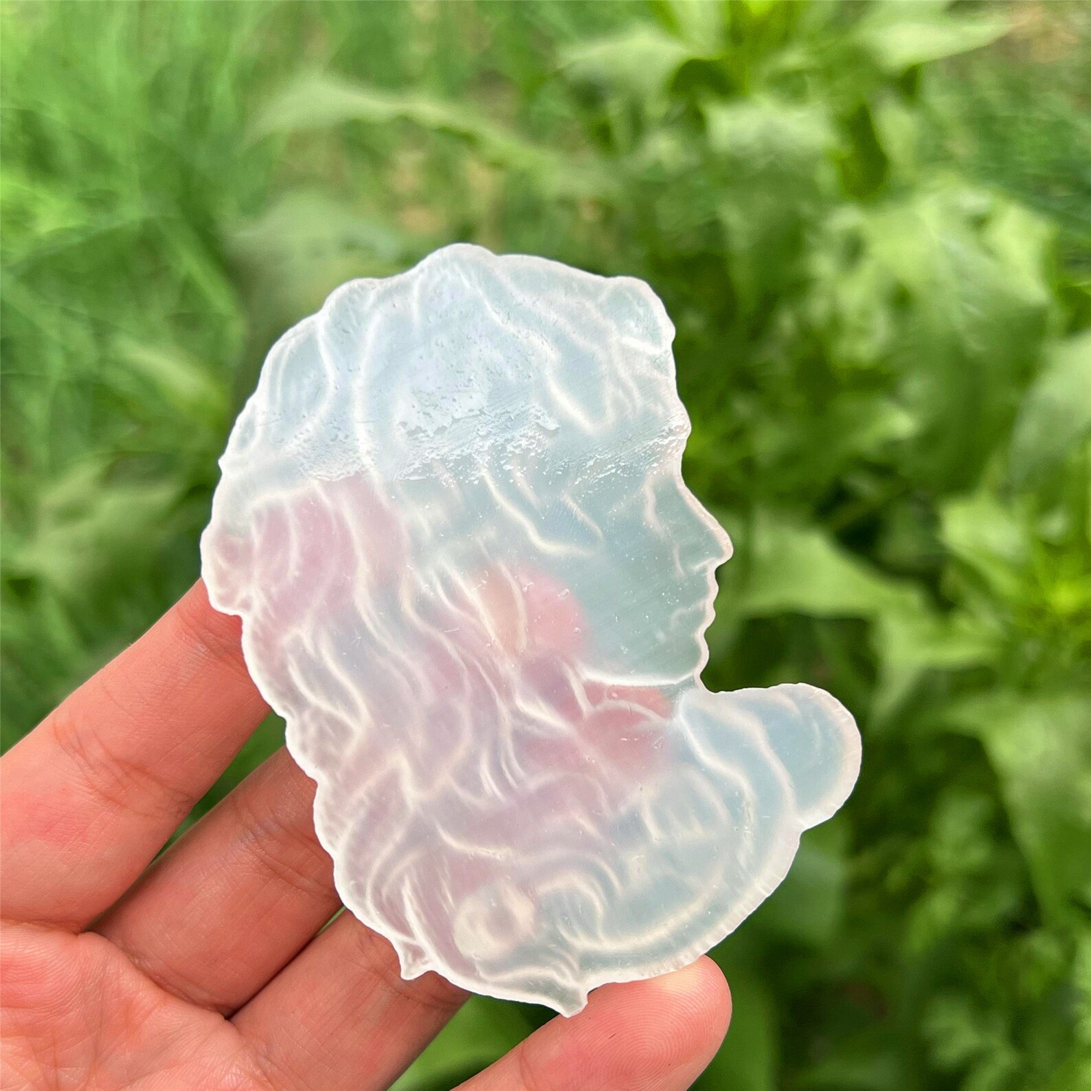 3 Natural Hand Selenite Snake Medusa Slice - Etsy