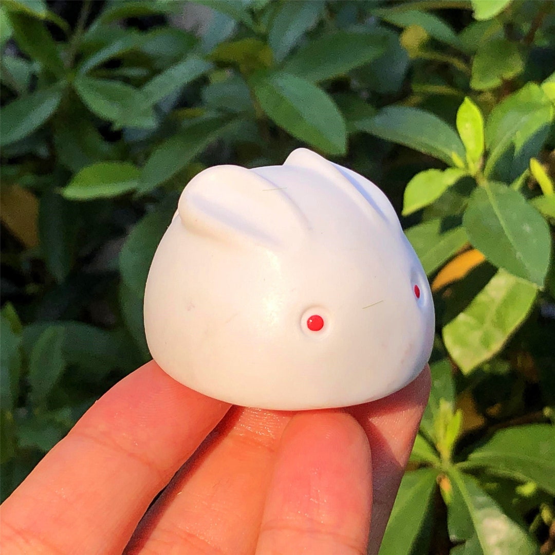 White Jade Rabbit Hand Carved,quartz Crystal Rabbit Baby,mineral ...