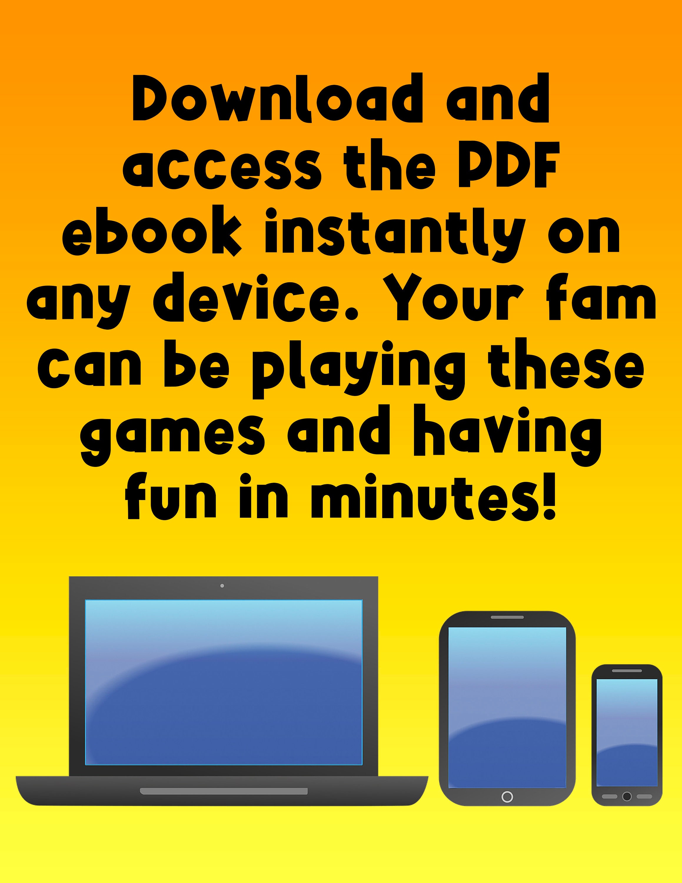 50+ Family Fun Play Anywhere Games - No Tech Activities - Bonus ...