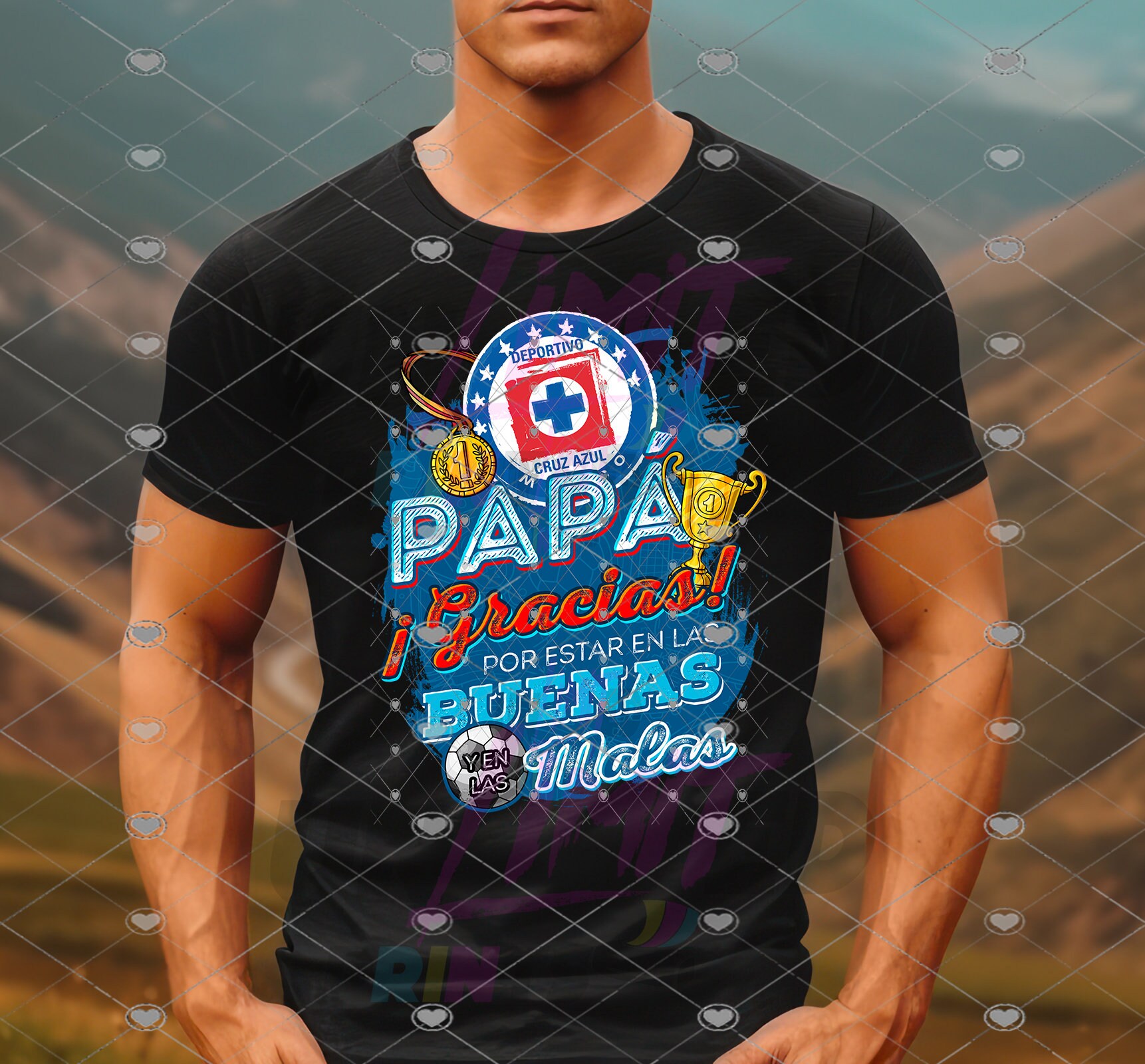 Papa Club Cruz Azul, Cruz Azul Png, Png Dtf, Sublimation, Club Cruz ...
