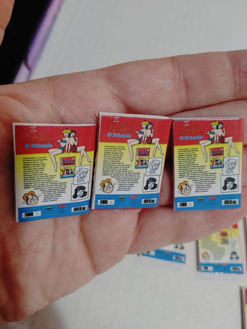 Archie Miniature 21 Comics Collection Set 5 Archie Comics Doll Comics ...
