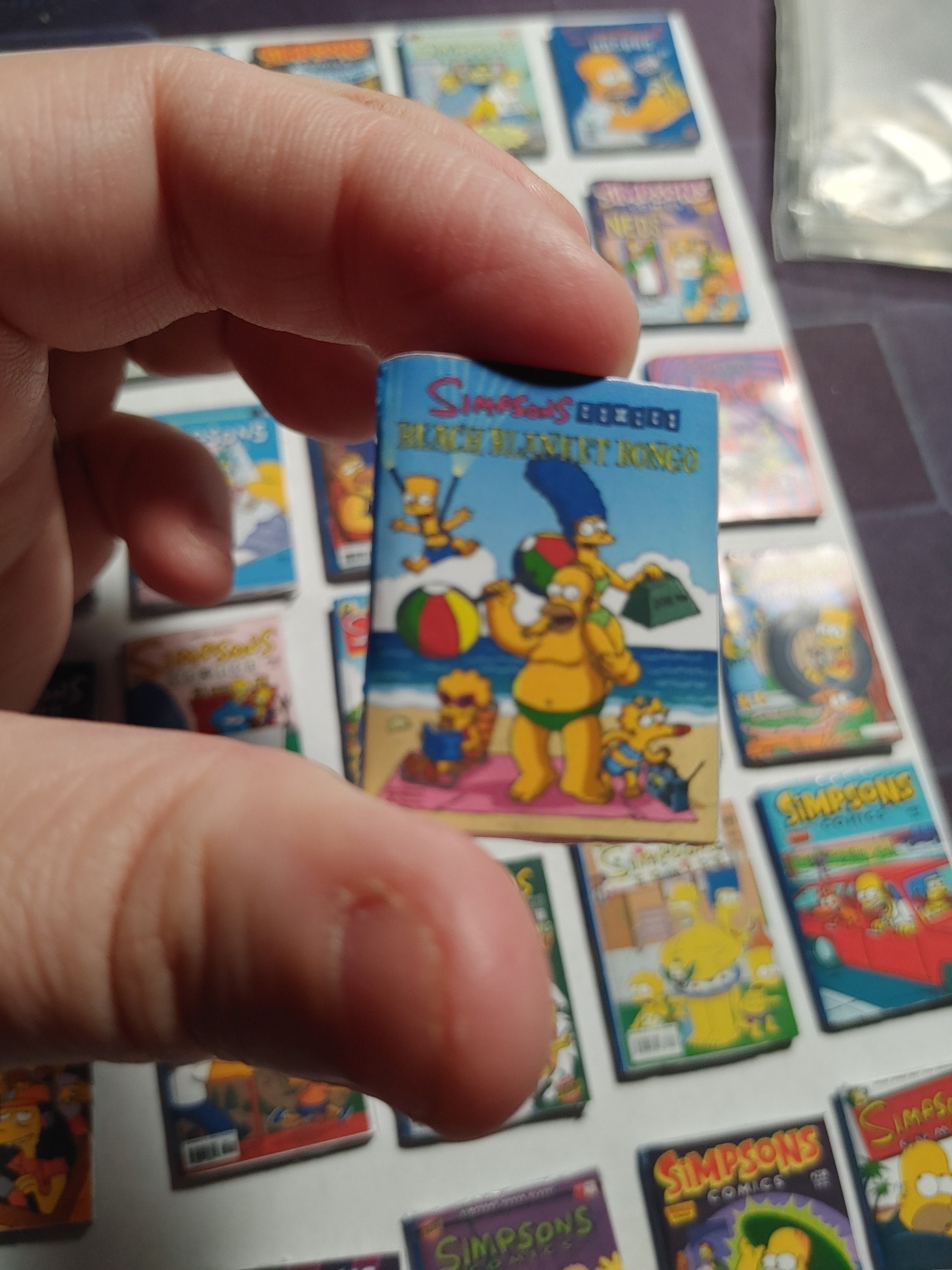 The Simpsons Miniature Comics Collection of 42 sets 4 and 5 the ...