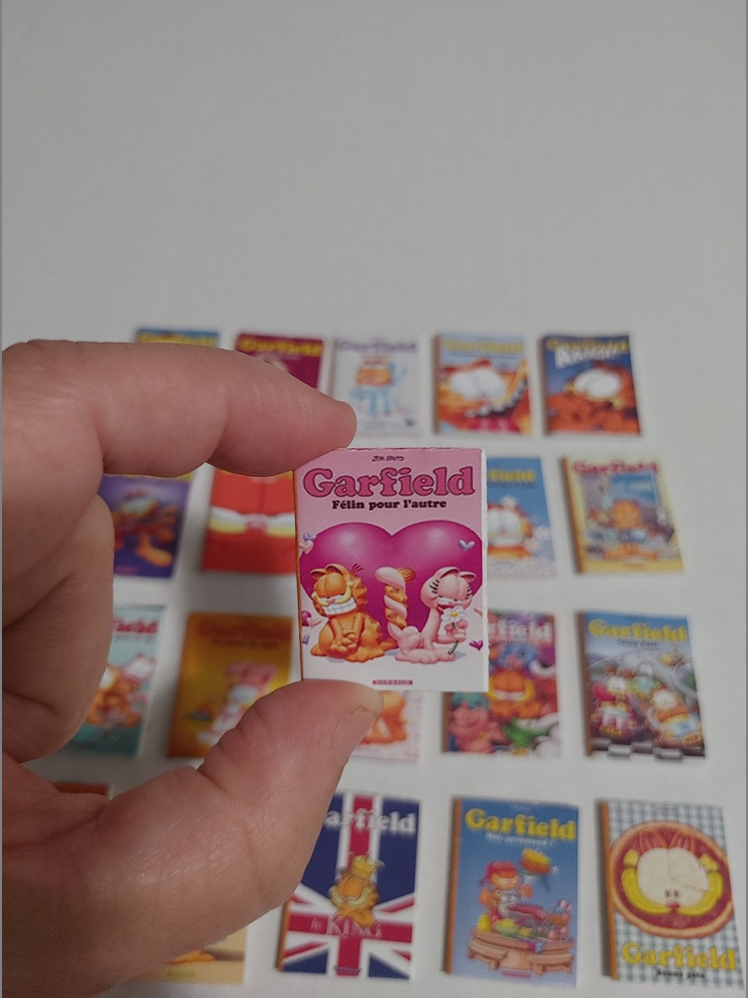 Garfield Collection Complète De 70 BD Miniatures En Français - Etsy