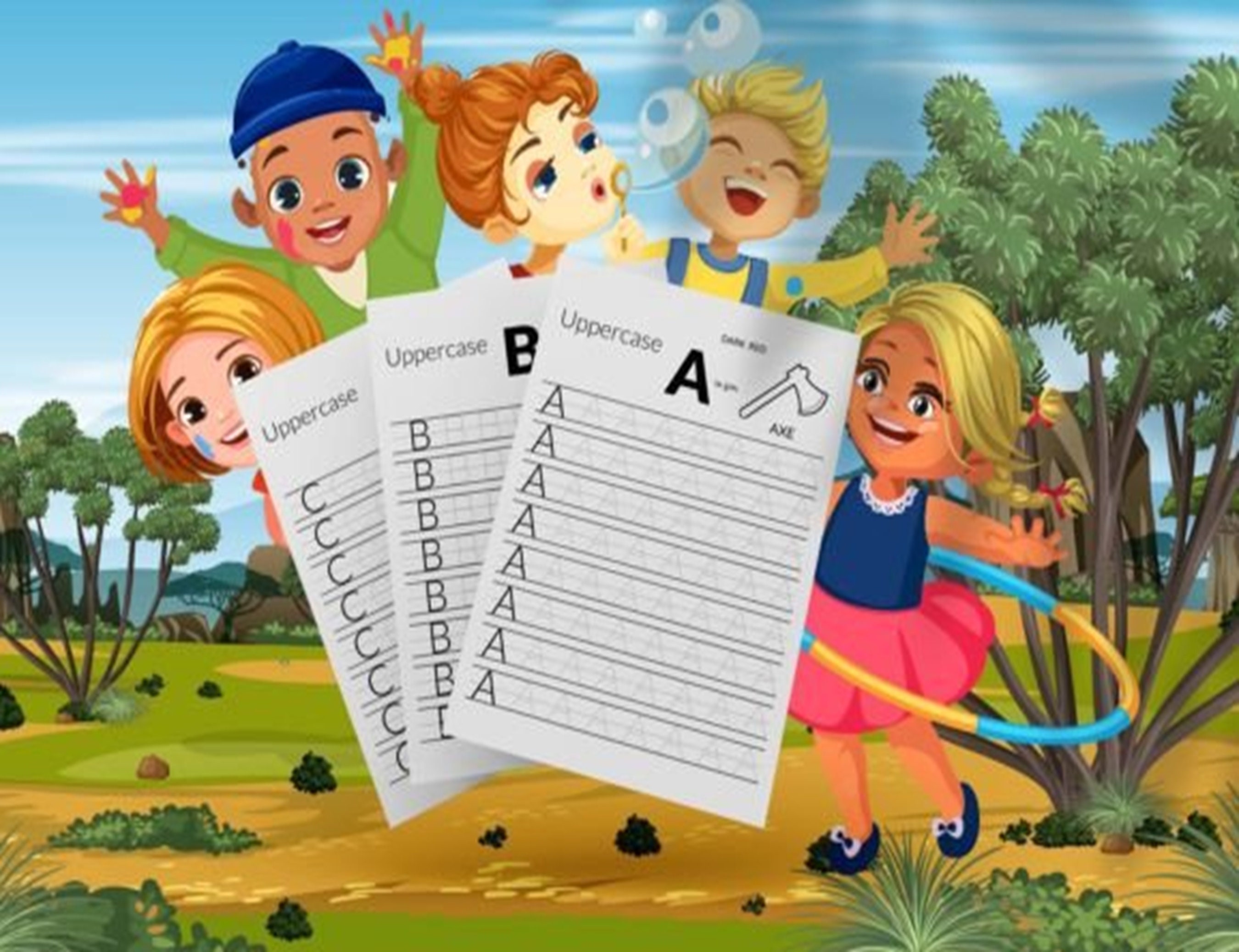 26 Page Alphabet Letter Tracing - Etsy