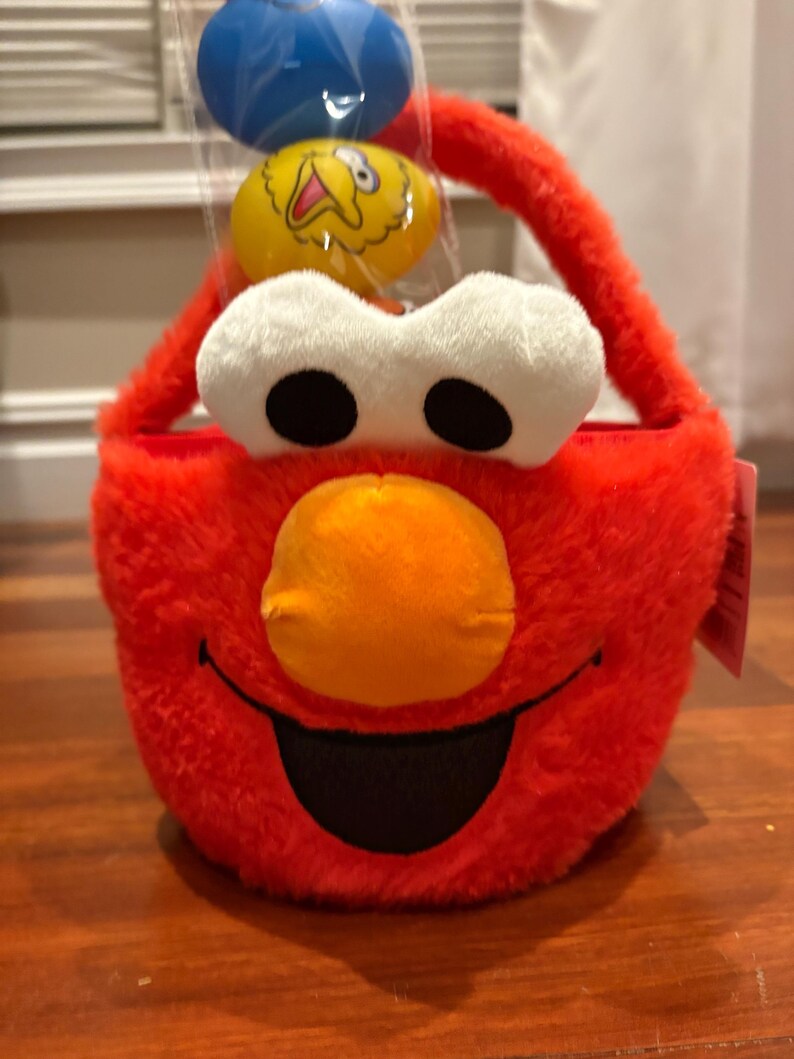 Sesame Street Easter Eggs & Elmo Basket - Etsy