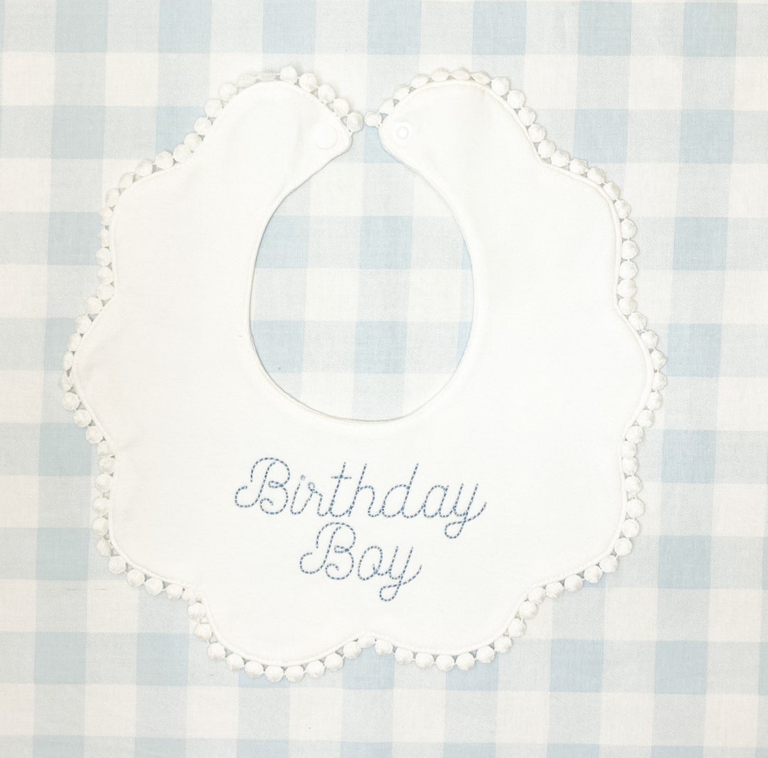 Birthday Boy Bib | Boys Happy Birthday Bib | Happy Birthday Bib | First ...