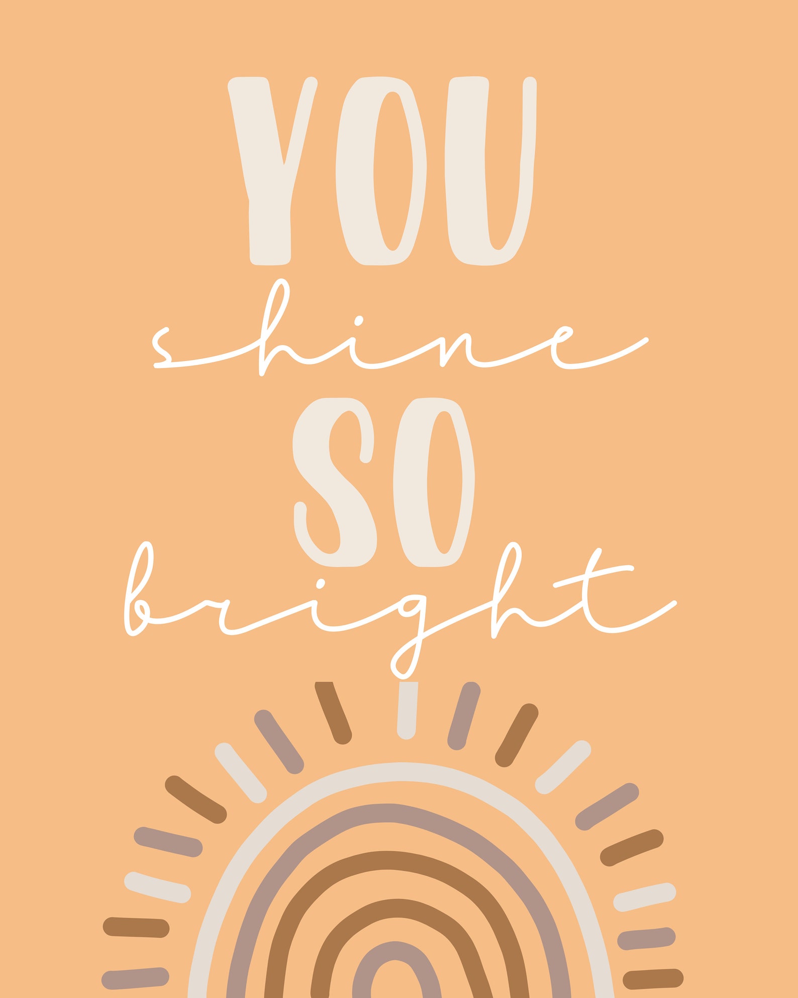You Shine so Bright Classroom Decor Be Kind Boho - Etsy