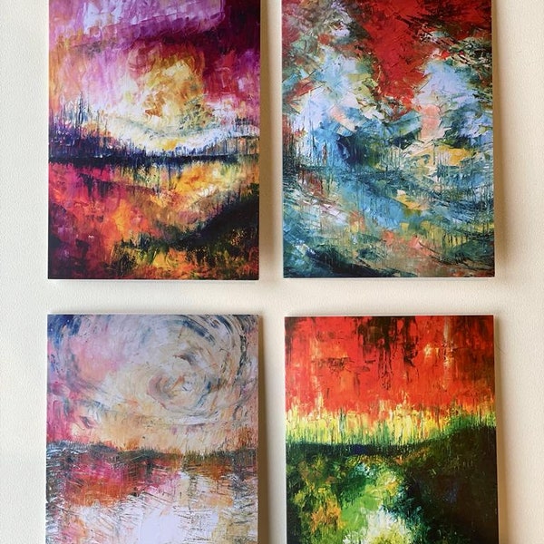 Abstract Greeting Cards - Etsy