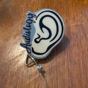 Audiology Badge Reel/pin - Etsy