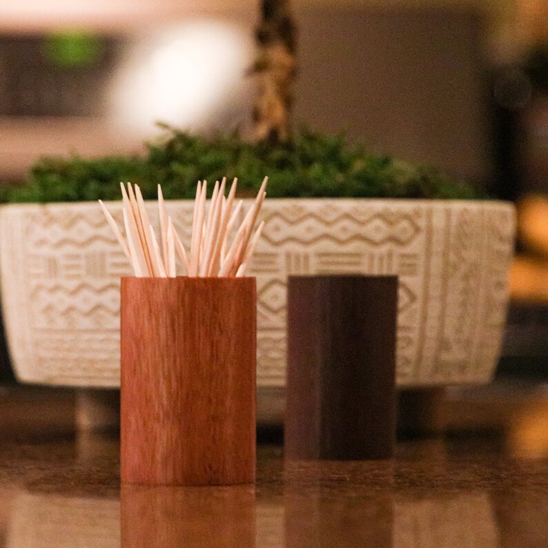 Handcrafted Wooden Q-tip/toothpick Holder Gift and Decoration - Etsy