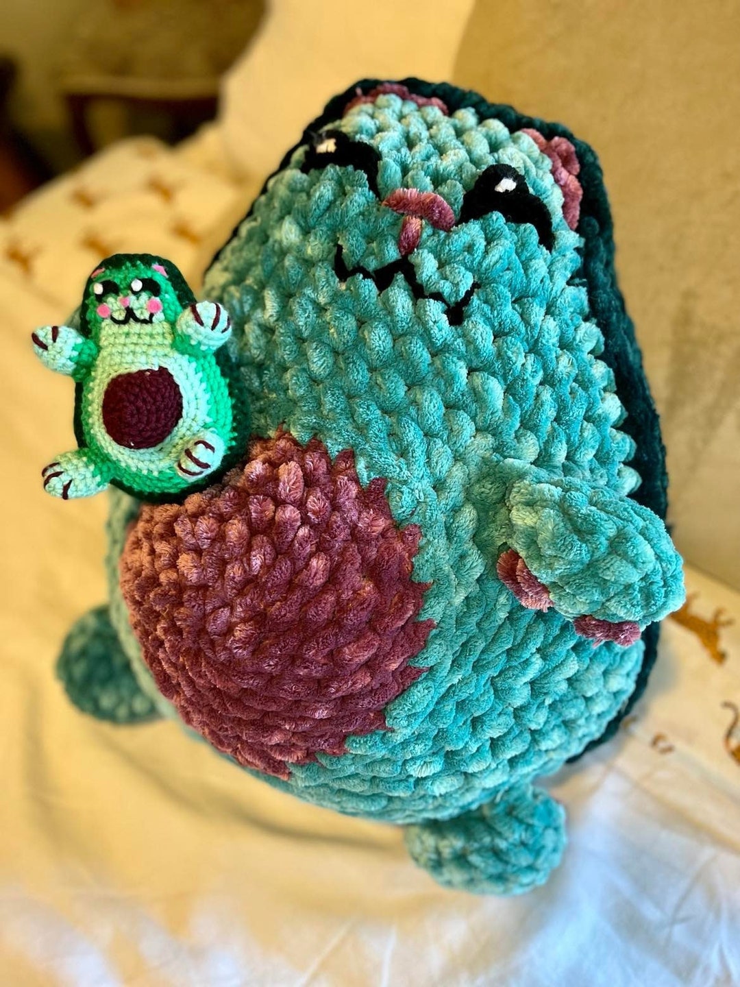 Plushie and Mini Avocato Patterns 2 for 1 - Etsy