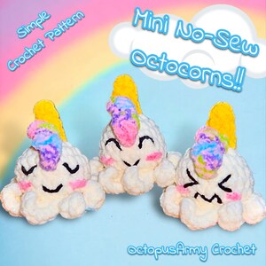 No-sew Octocorn **crochet Pattern** - Etsy