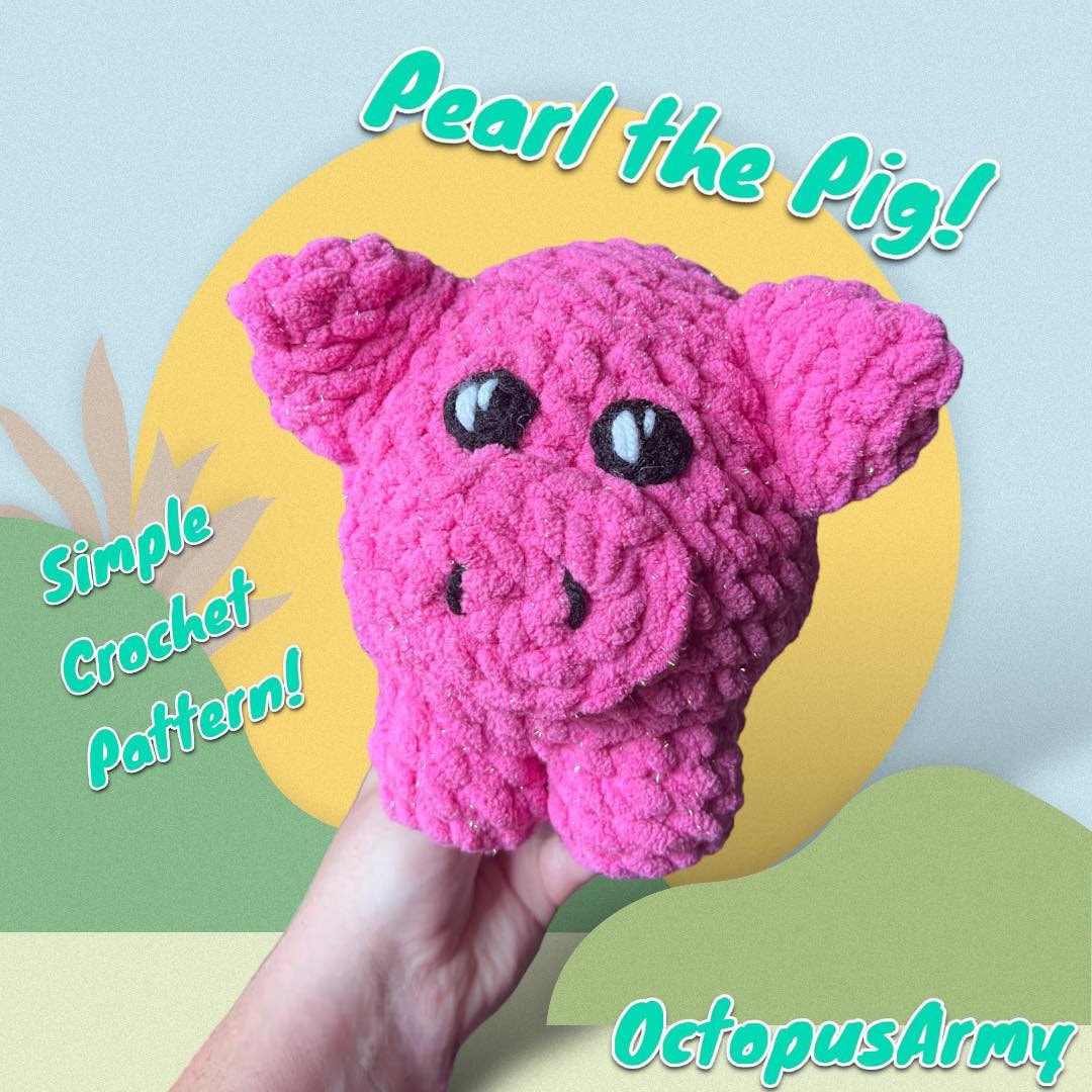 Pearl the Pig **crochet Pattern** - Etsy