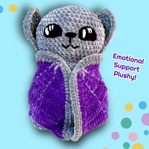 Baby Emotional Support Bat *crochet Pattern* - Etsy