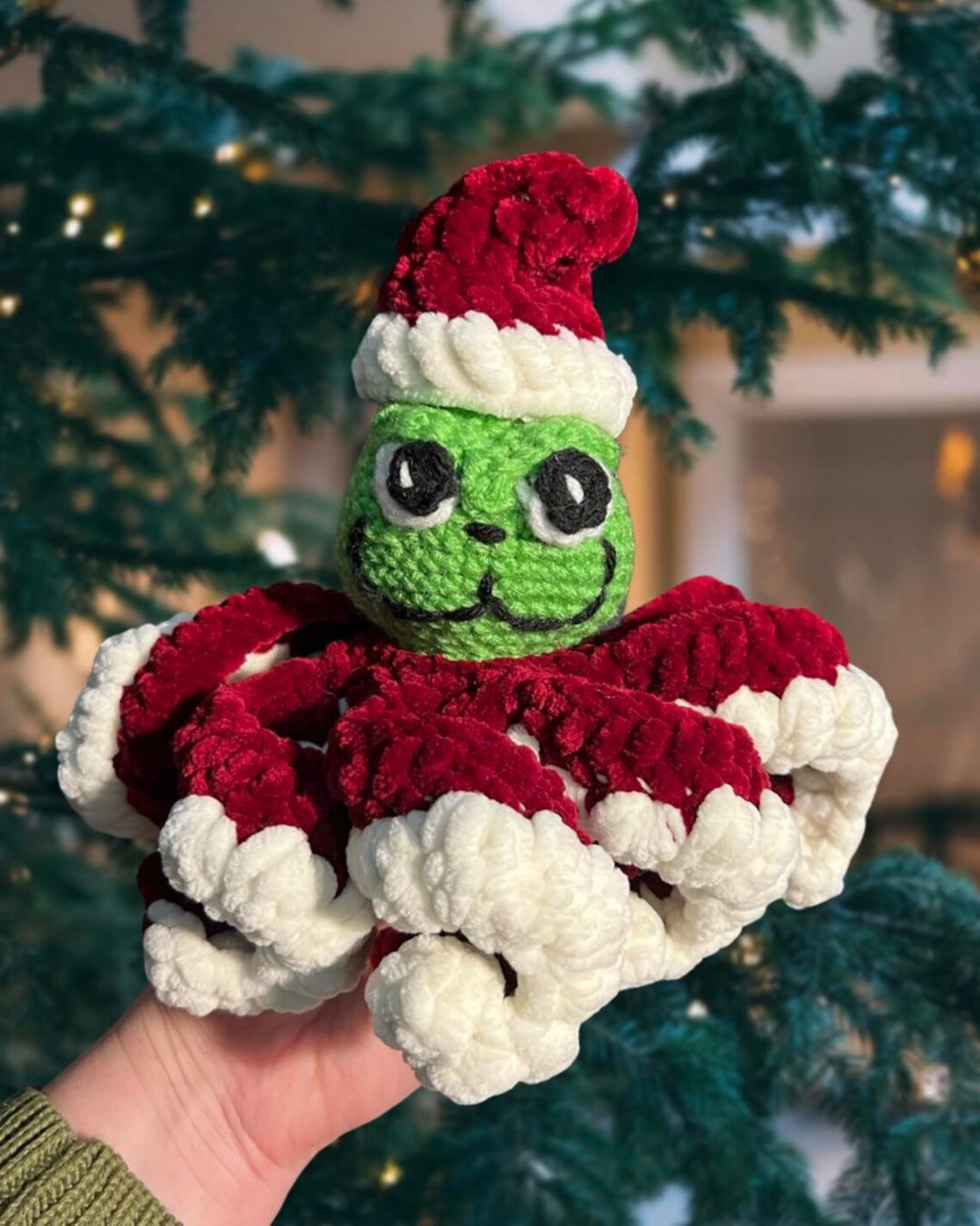 Green Gnome Octopus Crochet pattern - Etsy