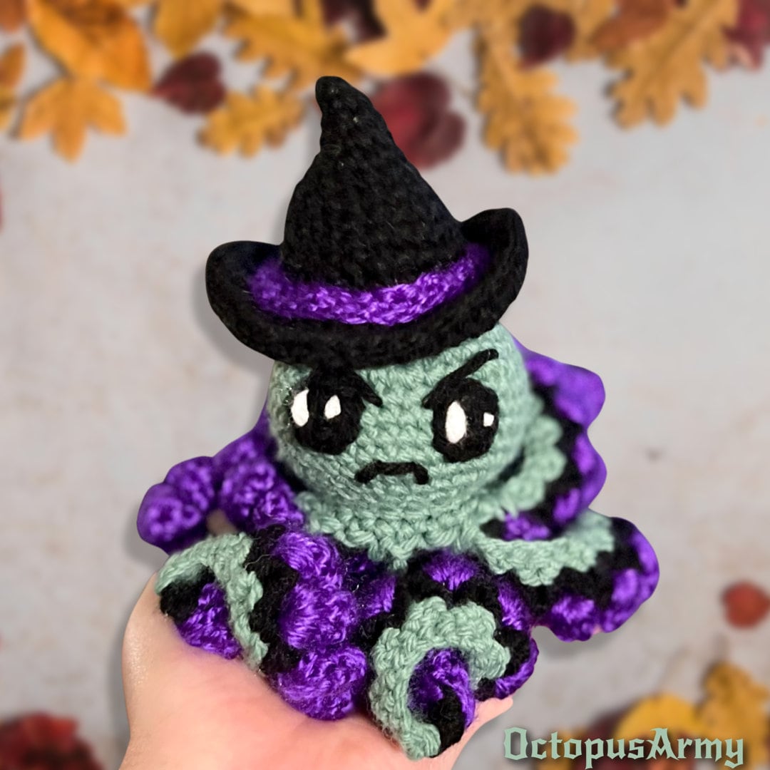 Angry Octo-witch Crochet *pattern* - Etsy