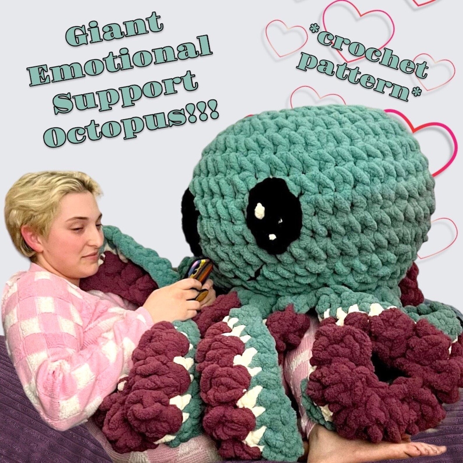 Giant Octopus Crochet Pattern digital Pattern - Etsy