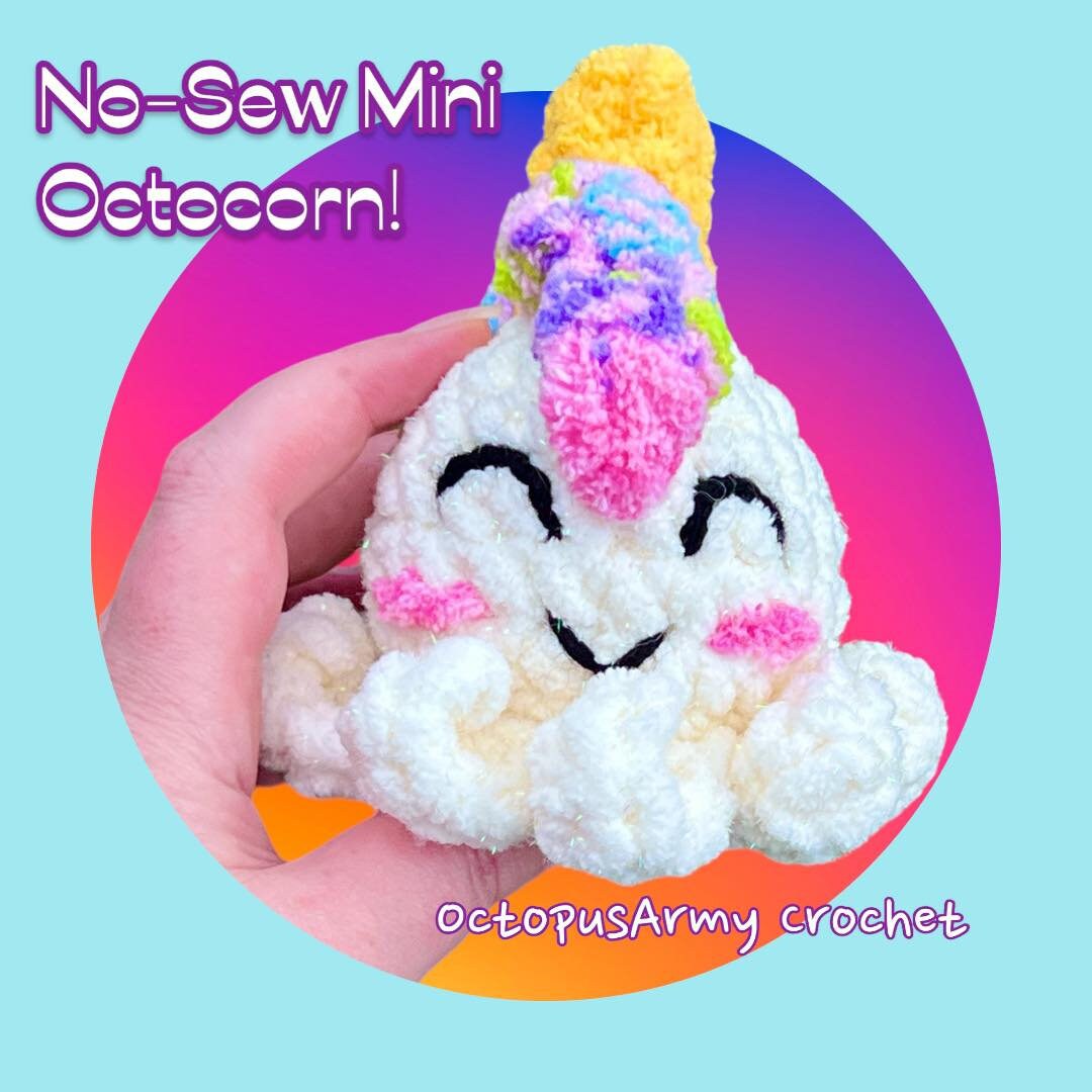 No-sew Octocorn **crochet Pattern** - Etsy