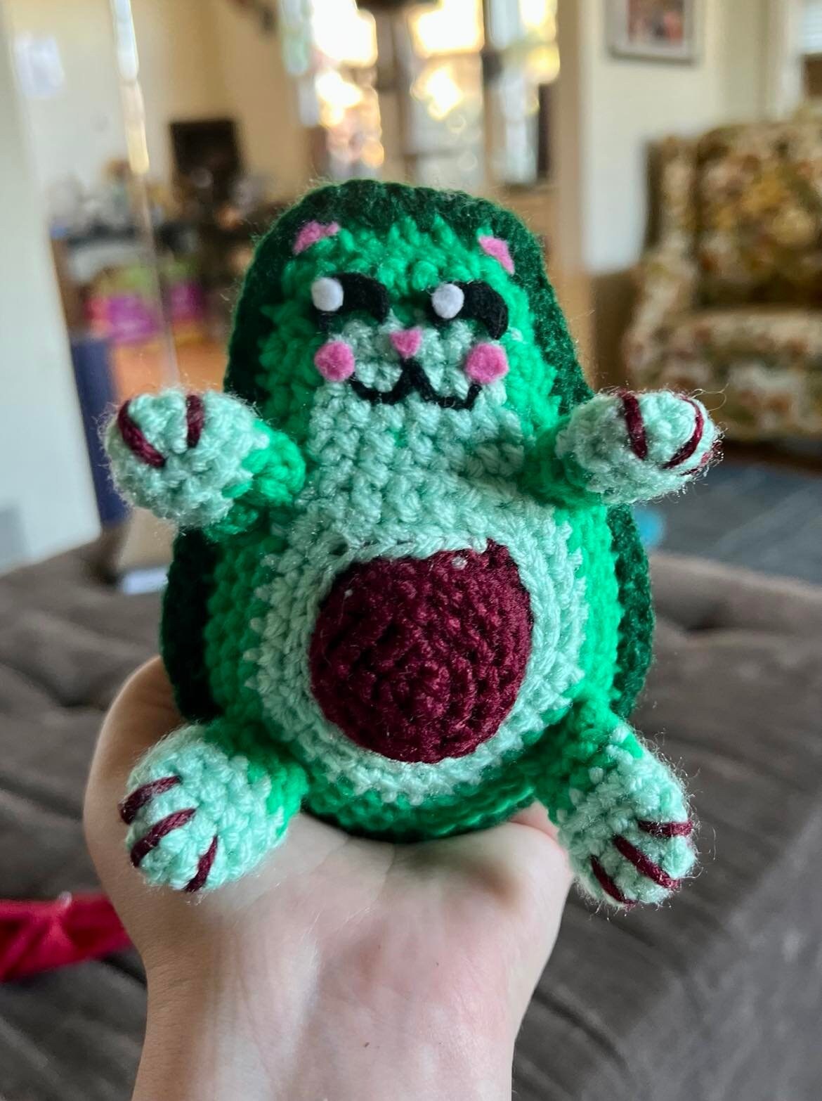 Mini Avo-cat-o Crochet Pattern - Etsy
