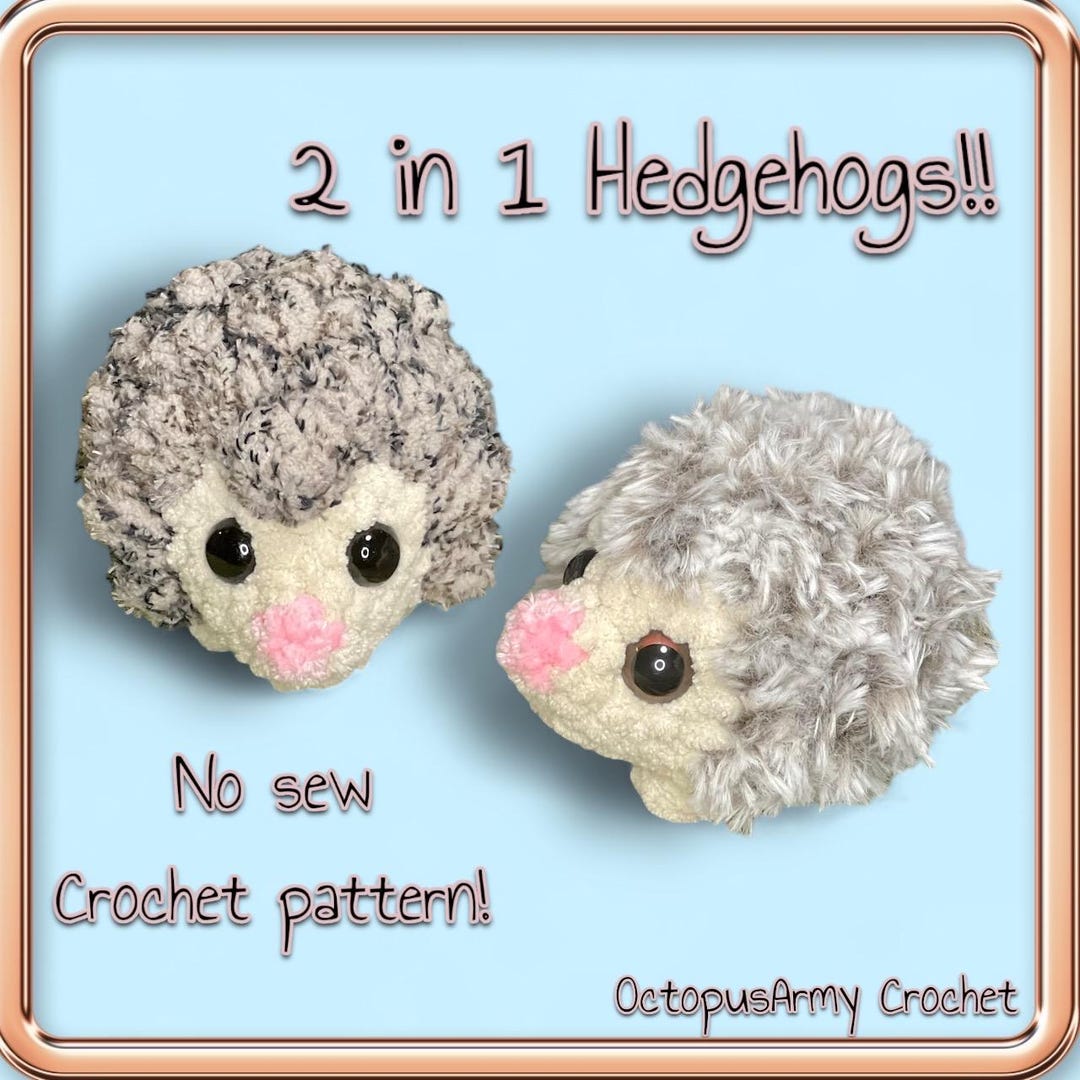 Fluffy the Hedgehog 2 in 1! - Etsy