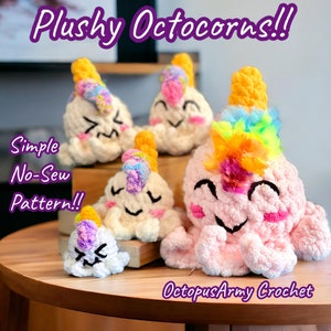 No-sew Octocorn **crochet Pattern** - Etsy
