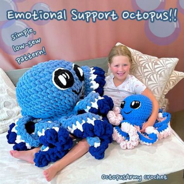 Giant Octopus Crochet Pattern - Etsy