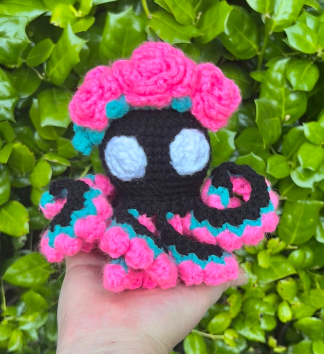 Spooky Rose Crown Octopus Pattern - Etsy