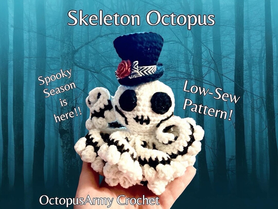 Skeleton Octopus Pattern! - Etsy