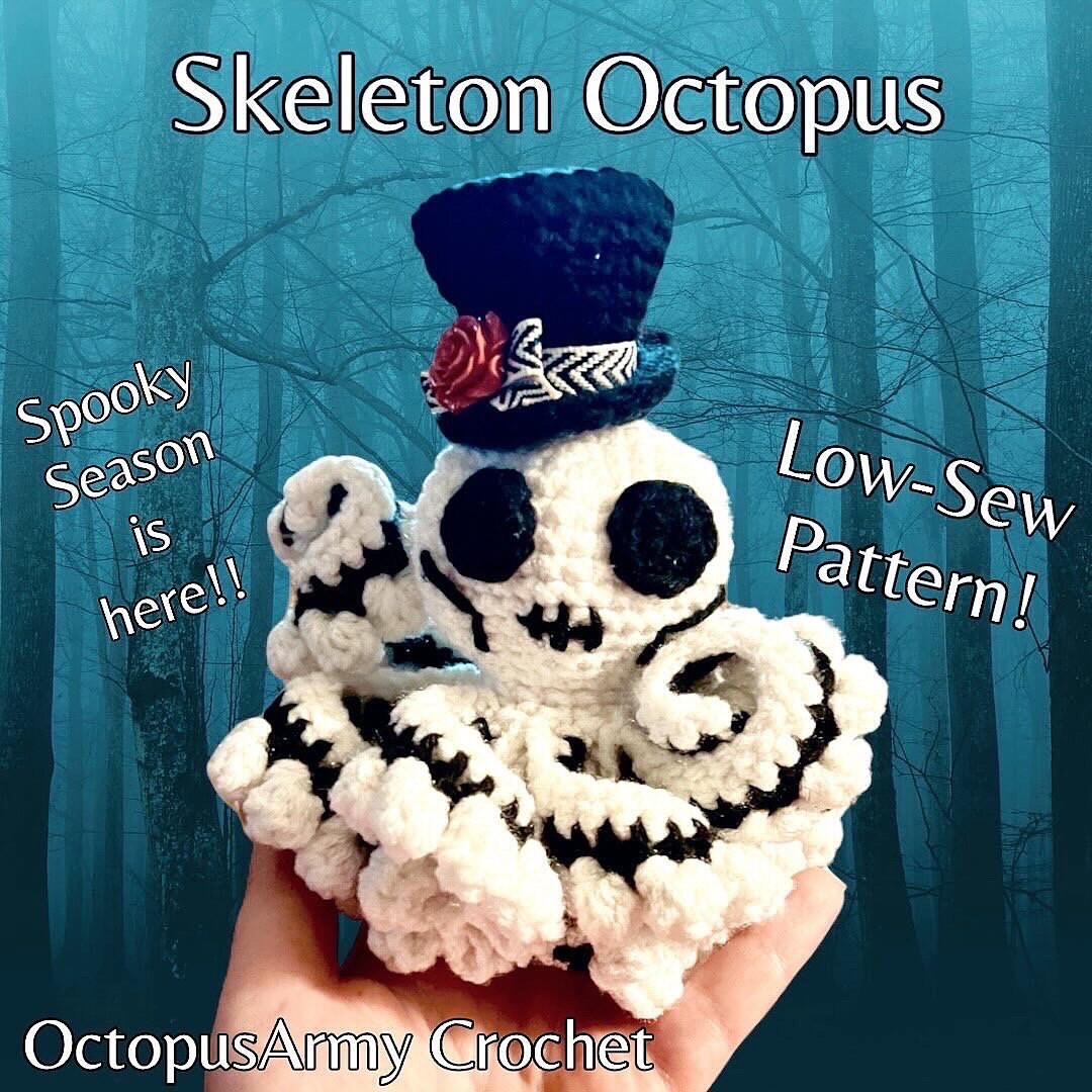 Skeleton Octopus Pattern! - Etsy