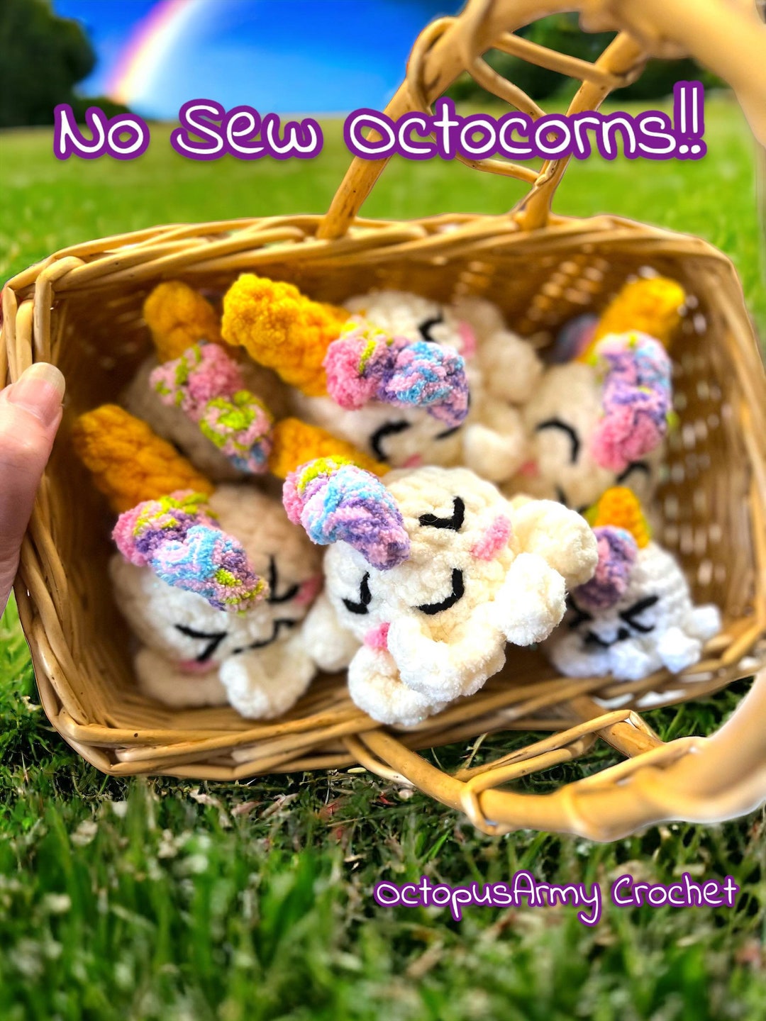 No-sew Octocorn **crochet Pattern** - Etsy