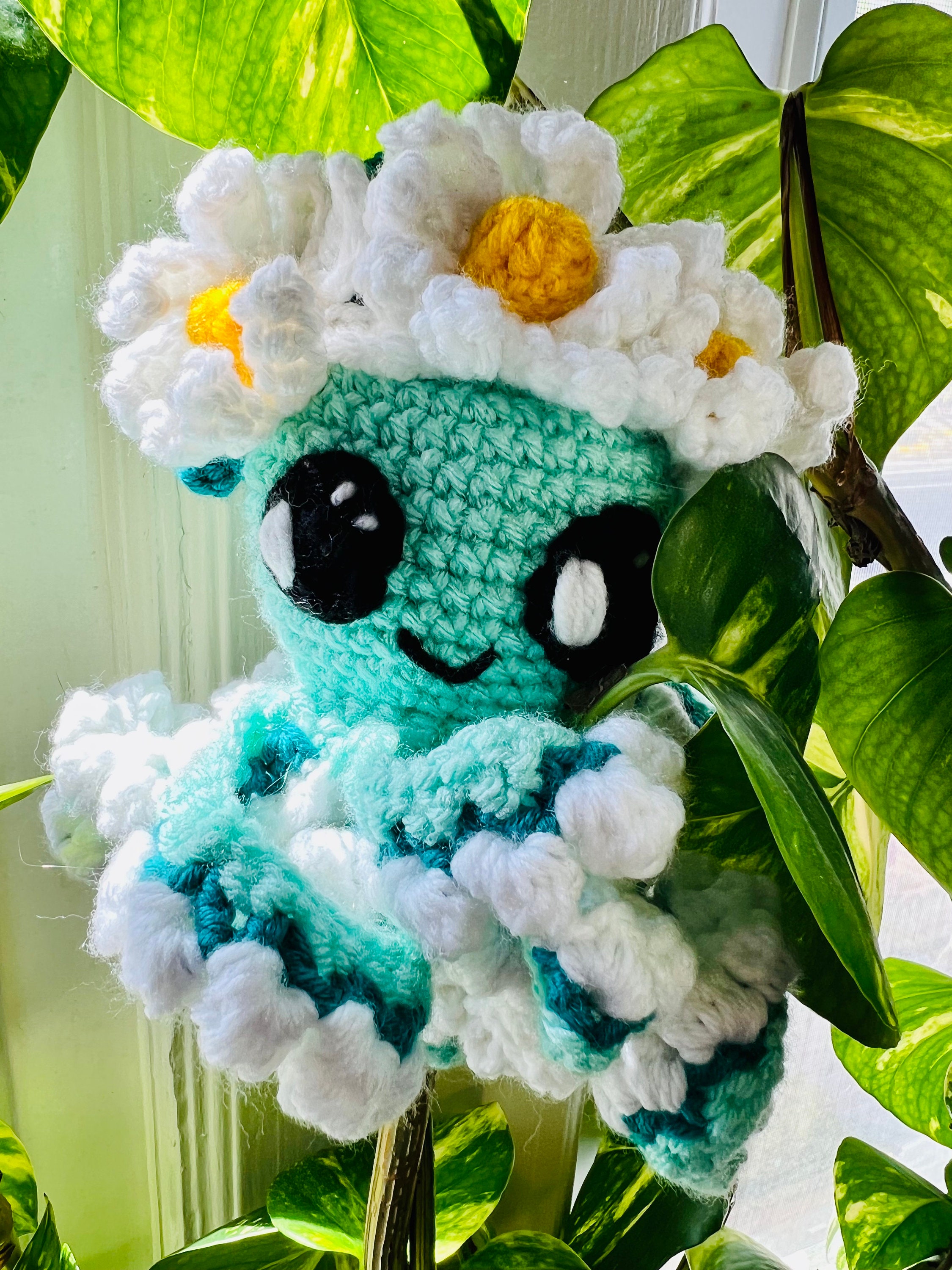 Pattern for Daisy Flower Crown Octopus - Etsy