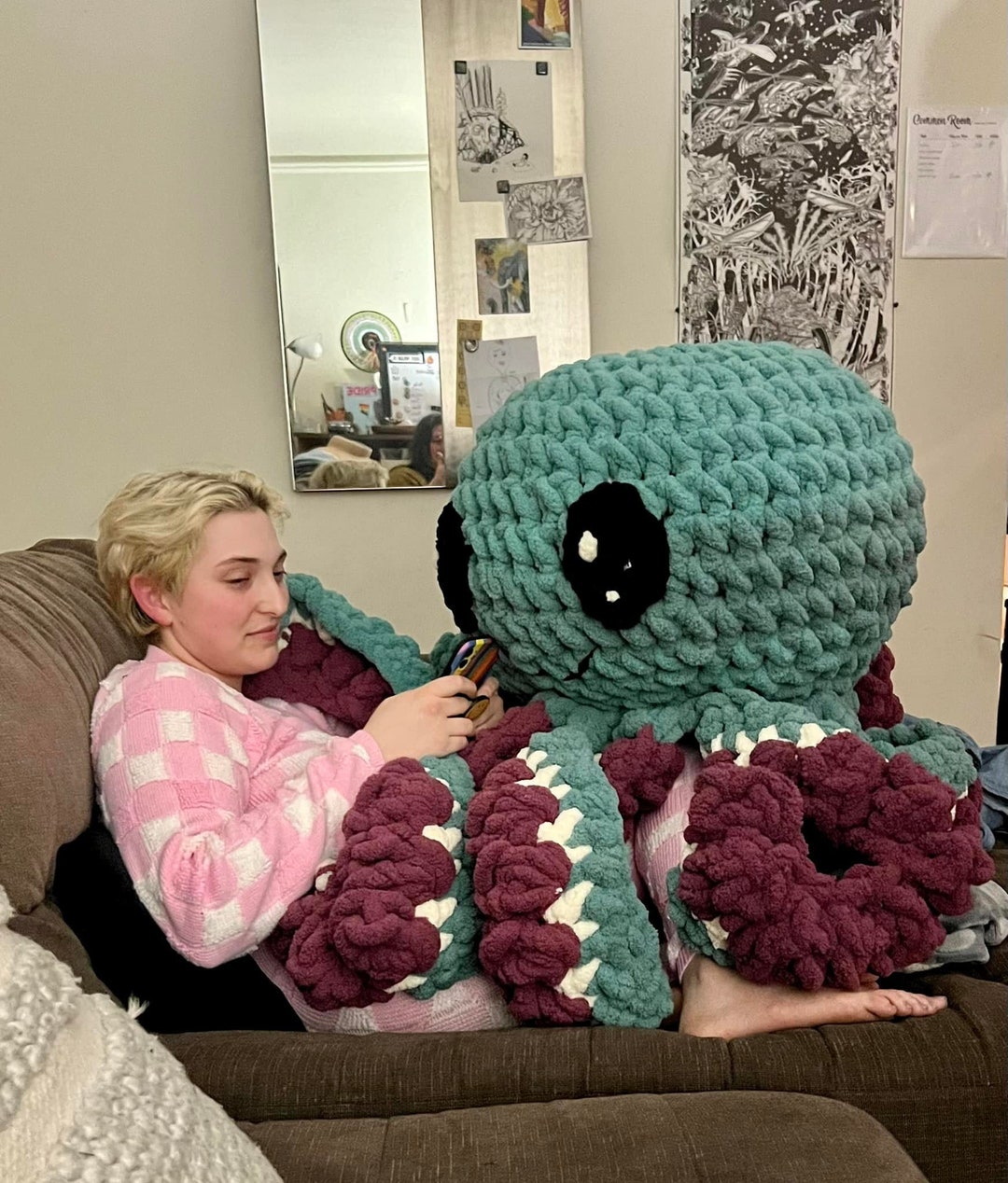 Giant Octopus Crochet Pattern digital Pattern (Download Now) - Etsy