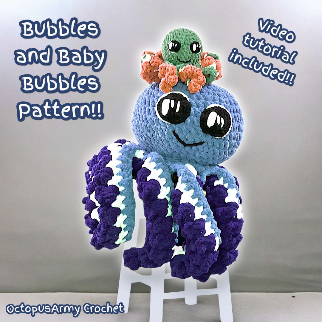 Giant and Baby Octopus Crochet *pattern* 2 for 1! - Etsy