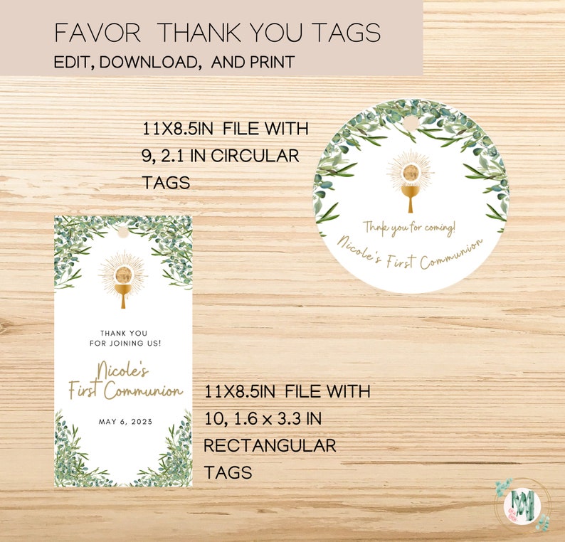 First Communion Bundle. First Communion Digital and Printable ...