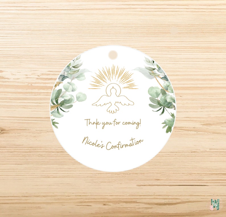 Catholic Confirmation Printable Favor Tags . Printable Favor Tags ...