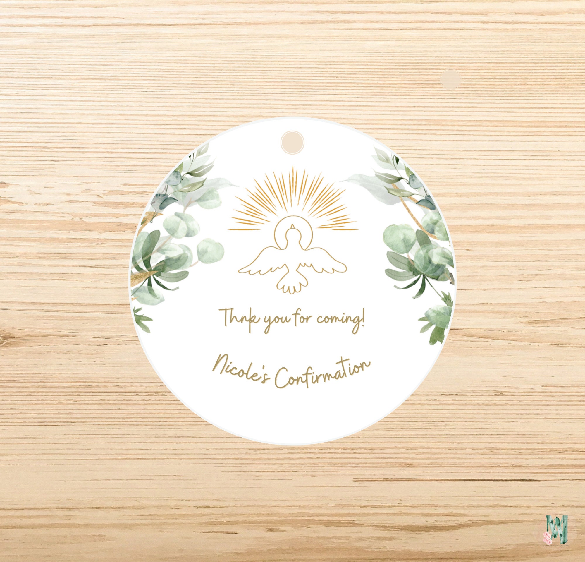 Catholic Confirmation Printable Favor Tags . Printable Favor Tags ...