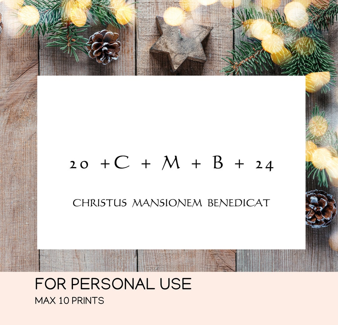 Epiphany Door Chalking Epiphany Blessing Chalking the Door Christus Mansionem Benedicat Blessing ...