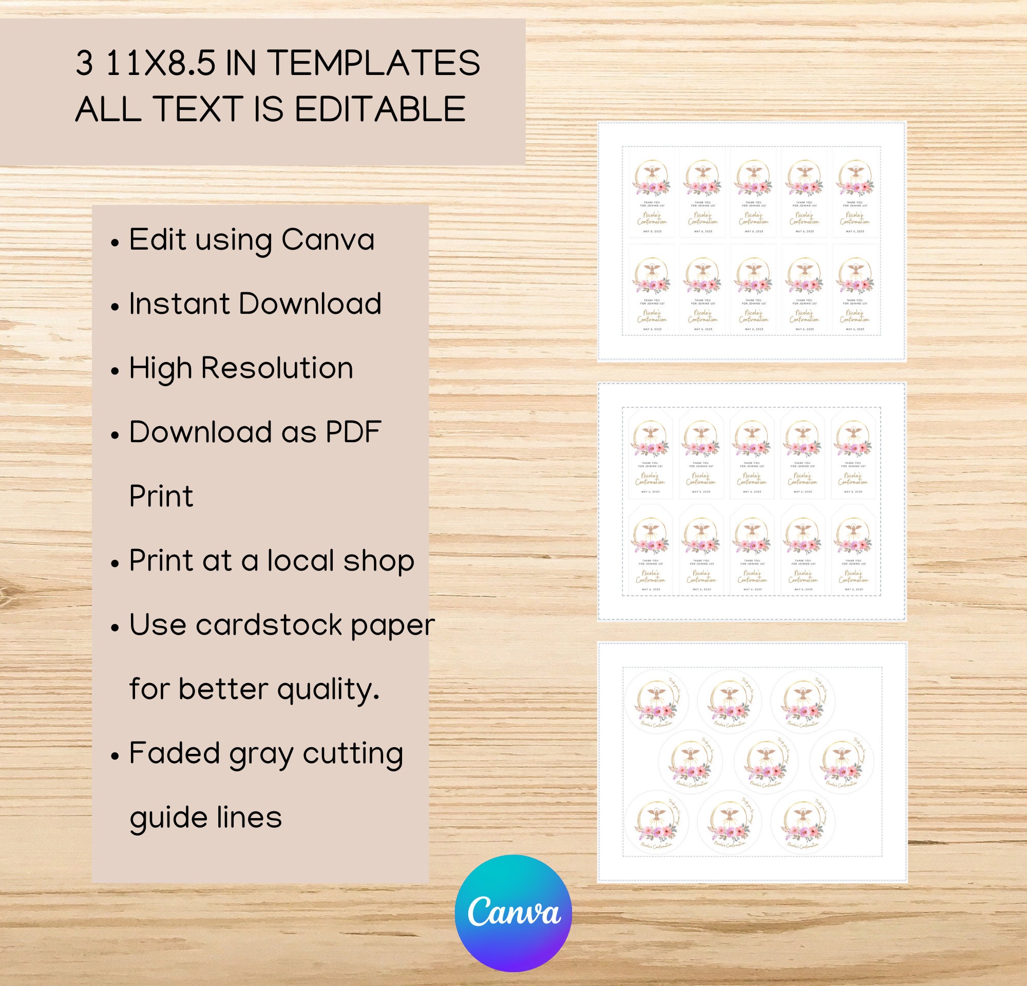 Confirmation Invitation Digital Confirmation Printable Invitation for ...